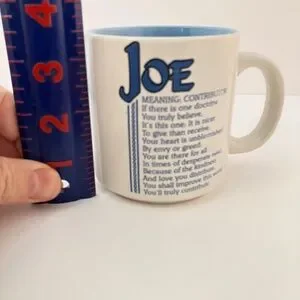 Papel | Dining | Vintage Joe Coffee Mug By Papel Featuring Name Poem By ...